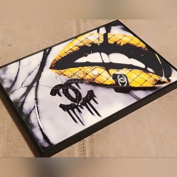 CHANEL | Wall Decor | Chanel 1h17l Framed Wall Art | Poshmark